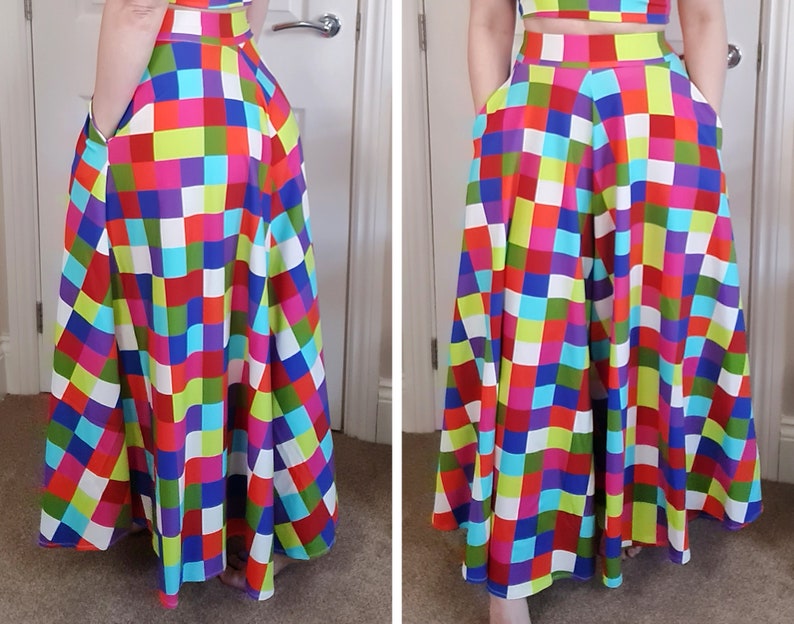 Wide Leg Trousers With Pockets Digital PDF Sewing Pattern - Etsy