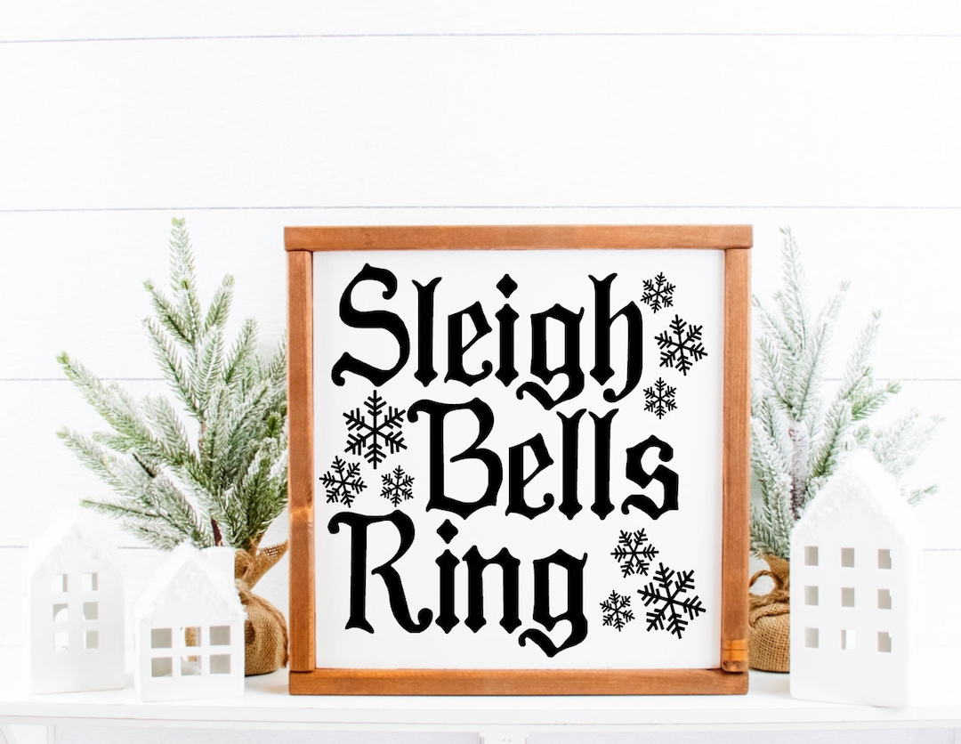 Sleigh Bells Ring, SVG, PNG, Instant Digital Download, Christmas Cut ...