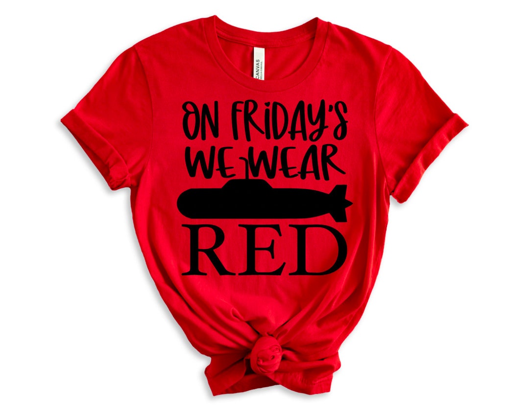 Red Friday Svg, Red Friday Submarine Svg, Submariner Family Svg, Navy ...