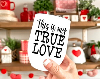 True Love Glass Svg - Etsy