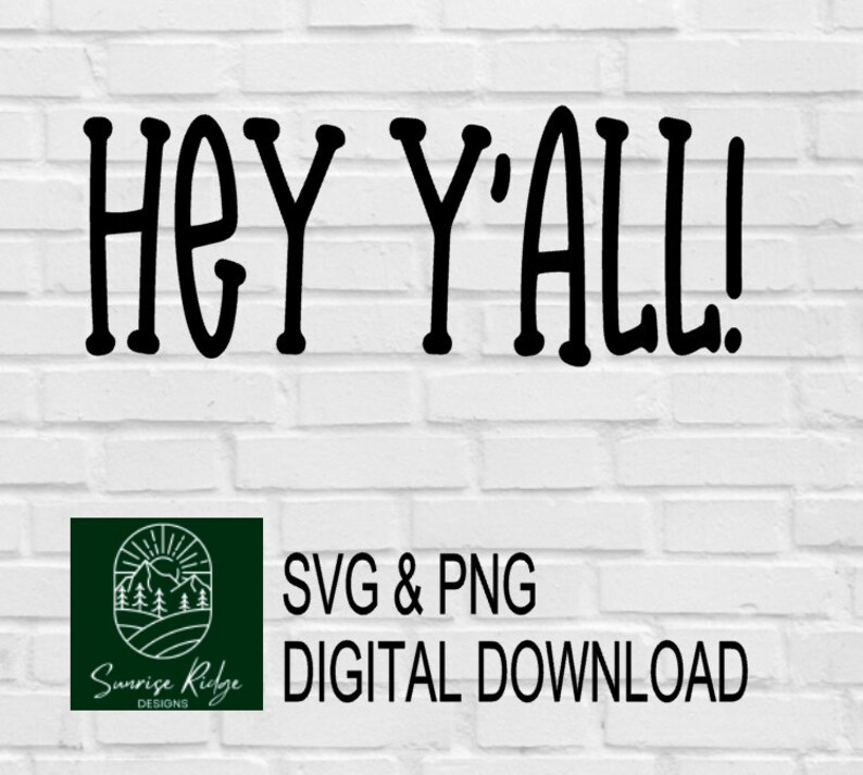 Hey Y'all SVG, Door Hanger Svg, Welcome Sign Svg, Round Sign Svg, Svg ...
