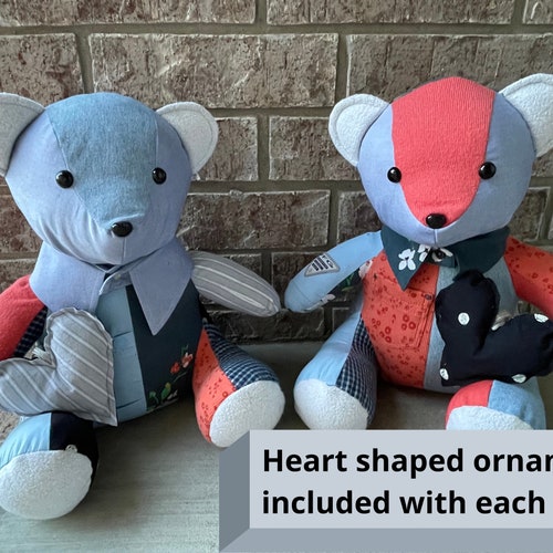 Memory Stuffies Made From Loved Ones Clothing - Etsy