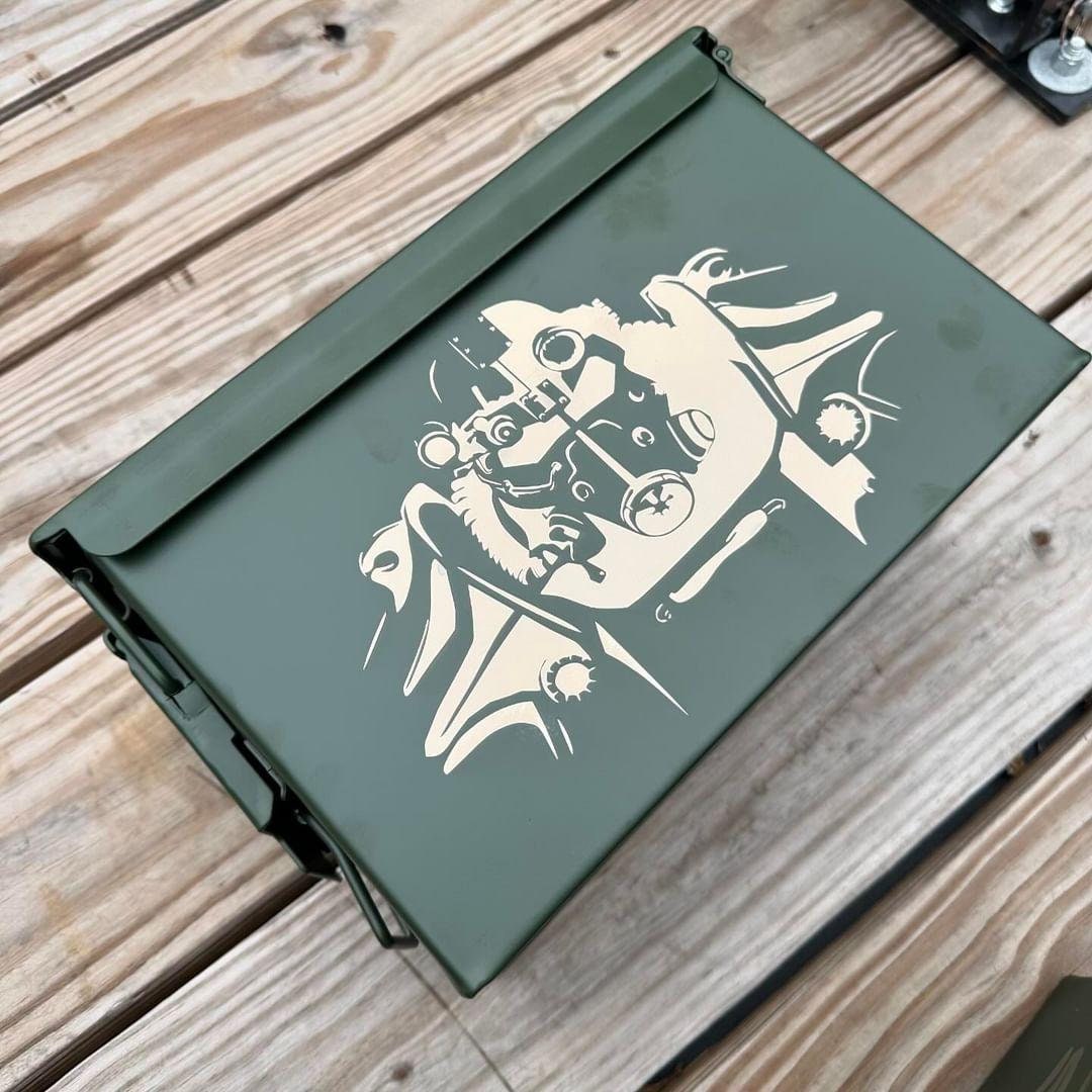 Fallout Brotherhood of Steel Ammo Can, Vault-tec Storage - Etsy