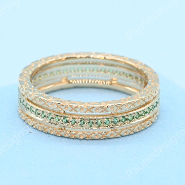 Emerald Pave - Etsy