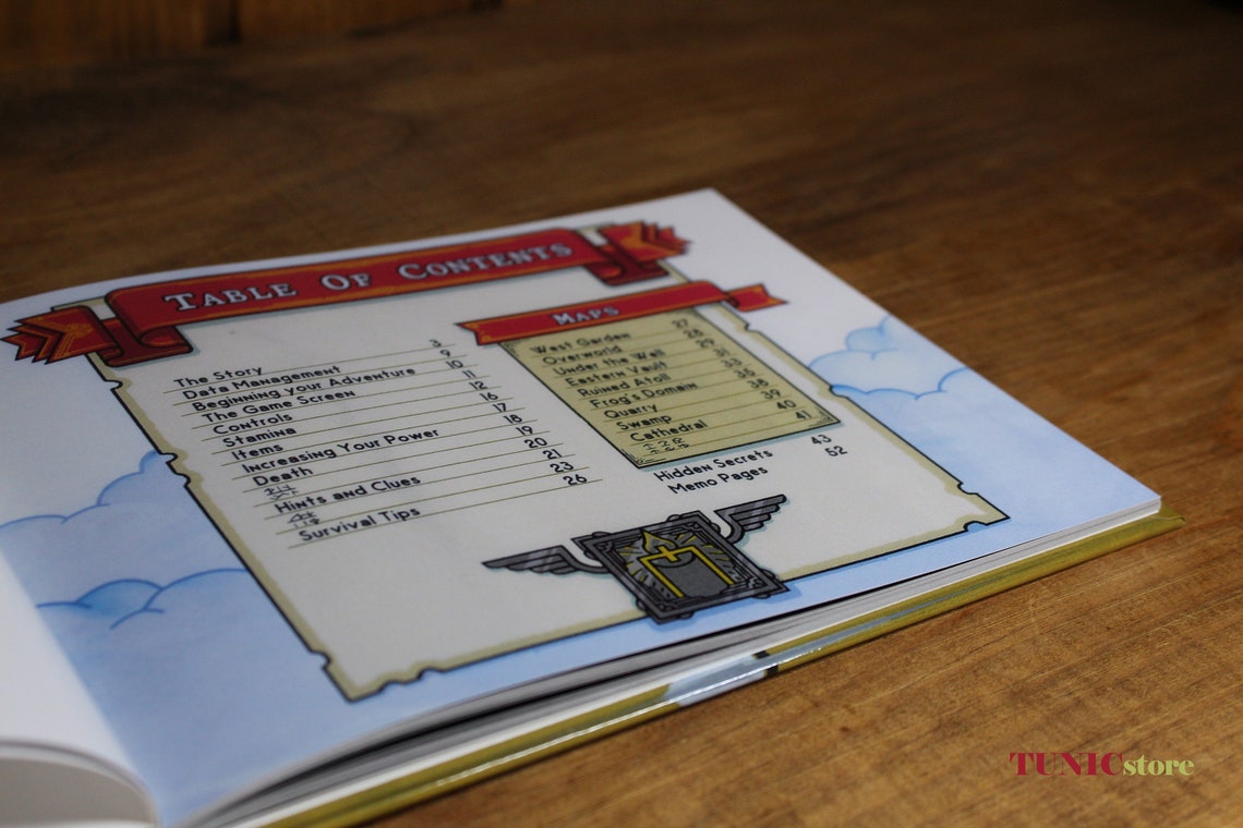 Tunic Instruction Booklet Tunic Game Book Manual Game Tunic - Etsy