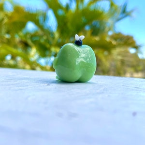 Awkward Jelly Frog Desk Buddy (with Teeny Bum!) || Handmade Polymer ...