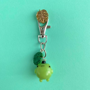 Awkward Jelly Frog Keychain (with Teeny Bum!) || Handmade Polymer Clay ...