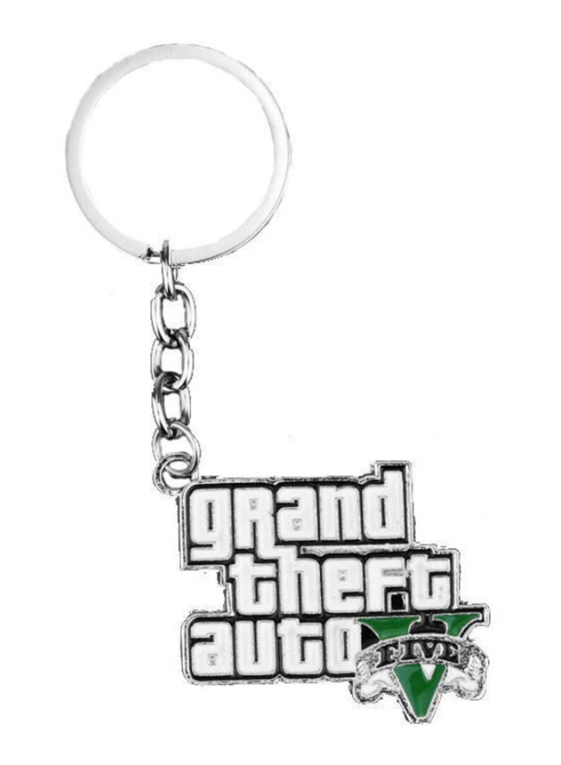 GTA Keychain GTA V Keychain Grand Theft Auto 5 Grand - Etsy
