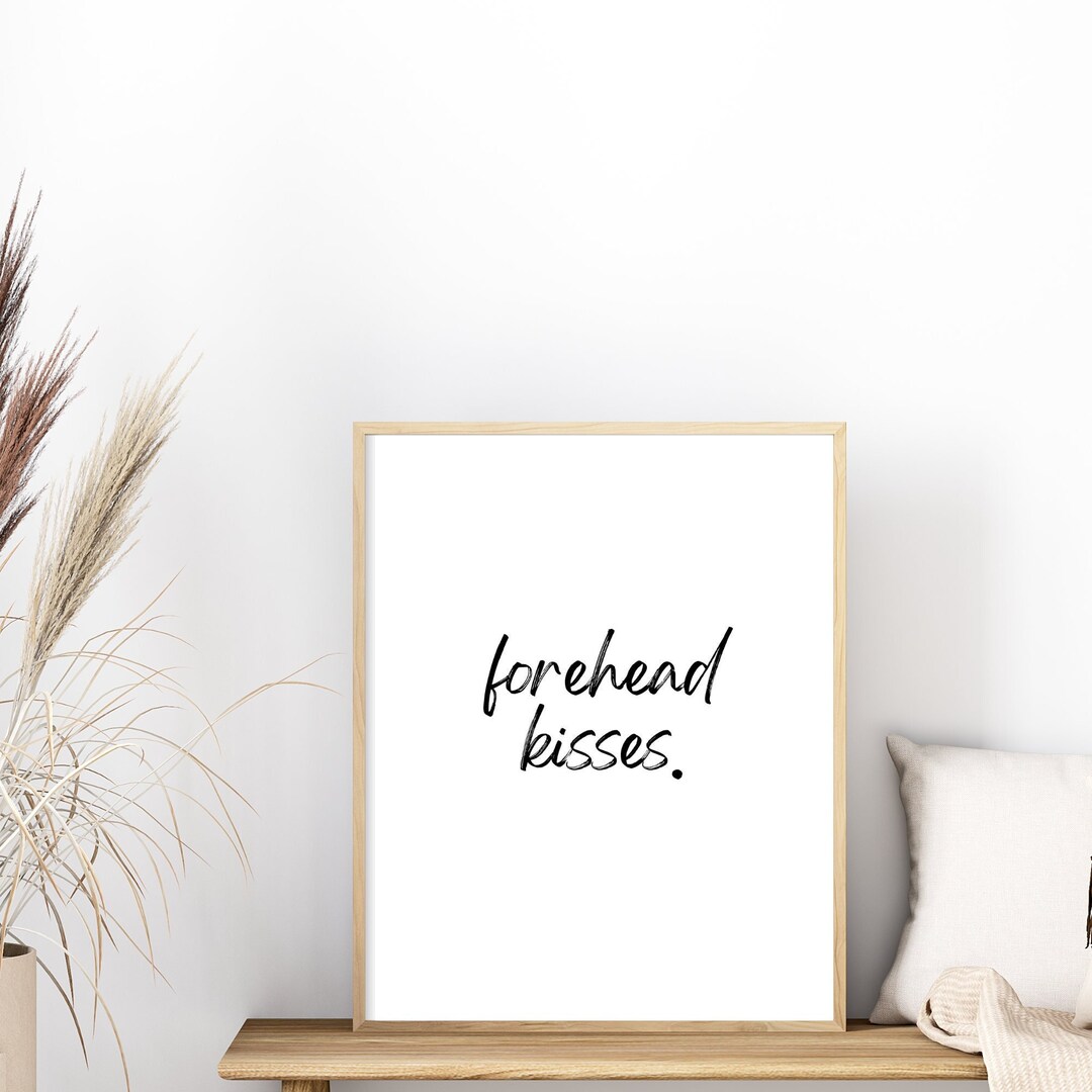 Forehead Kisses Wall Print, Instant Download, Empowerment Wall Print ...