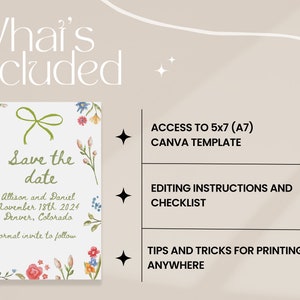 Colorful Save the Date Template | Watercolor Save the Date ...