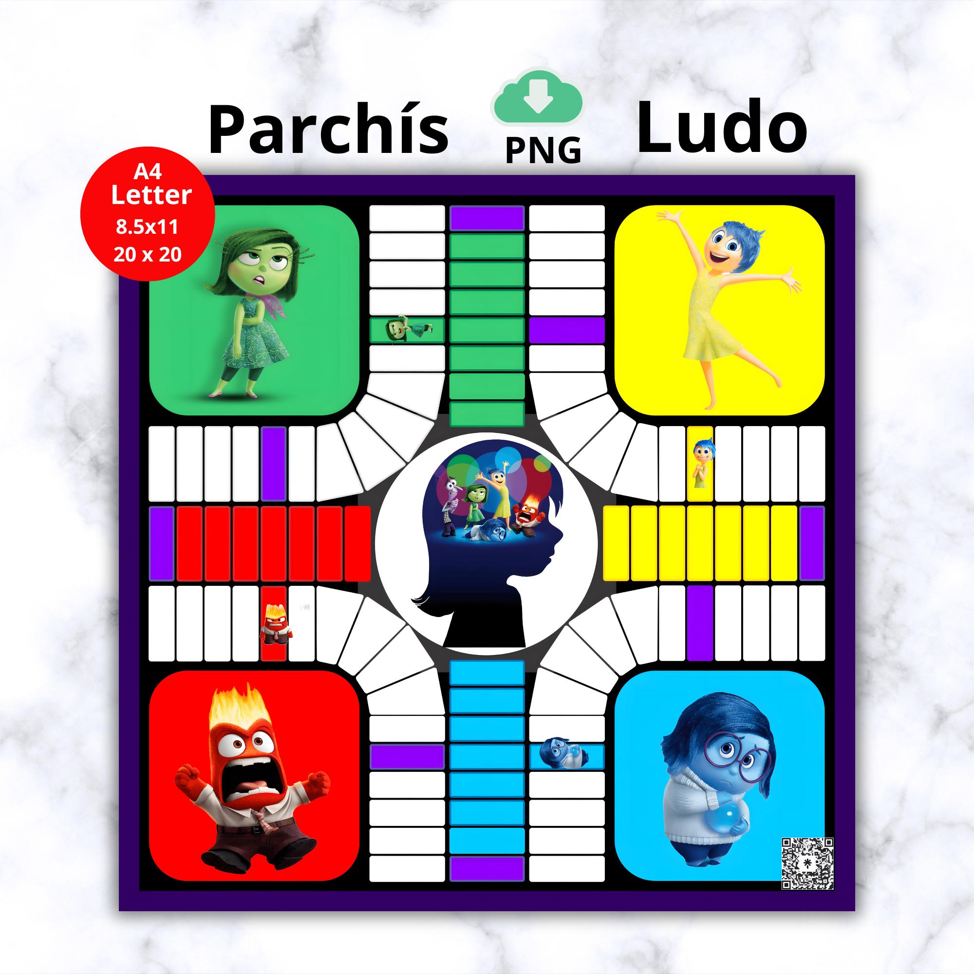 Ludo Board Game for the Whole Family. Printable Board Game Inspired by ...