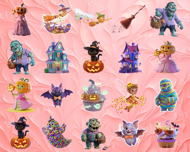 Trick or Treat Clipart PNG, Halloween Clipart, Ghost PNG, Spooky ...