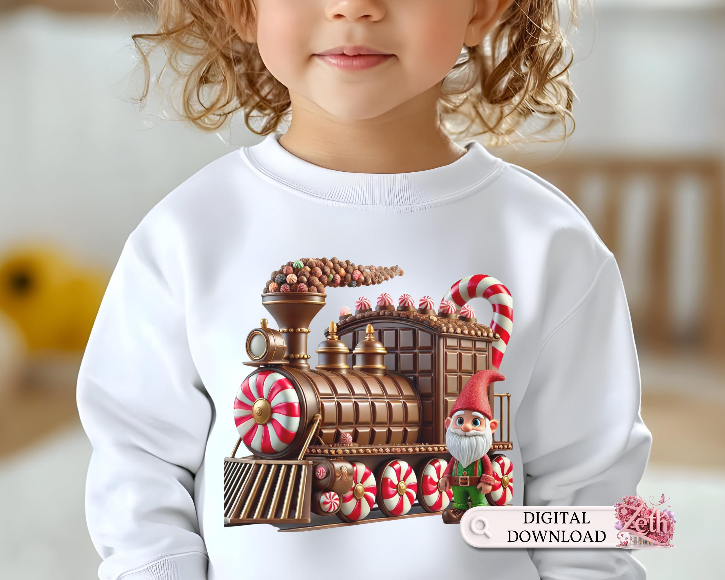 Whimsical Chocolate Clipart, Candy Factory PNG, Sweet Treat Sublimation ...