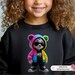 Neon Hiphop Teddy Bear Svg, PNG Clipart Design, Graffiti Hiphop Teddy ...