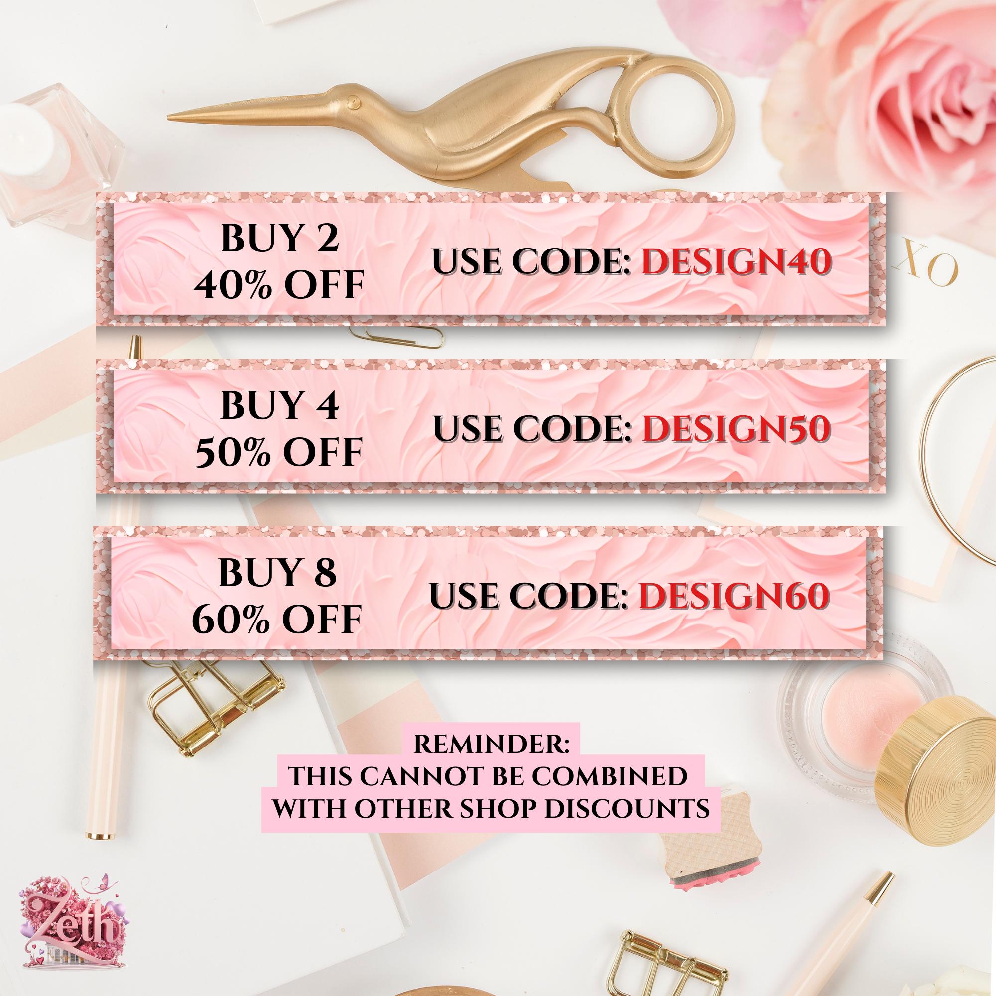 3D Pink It's a Girl Pregnancy Announcement Digital Baby Announcement ...