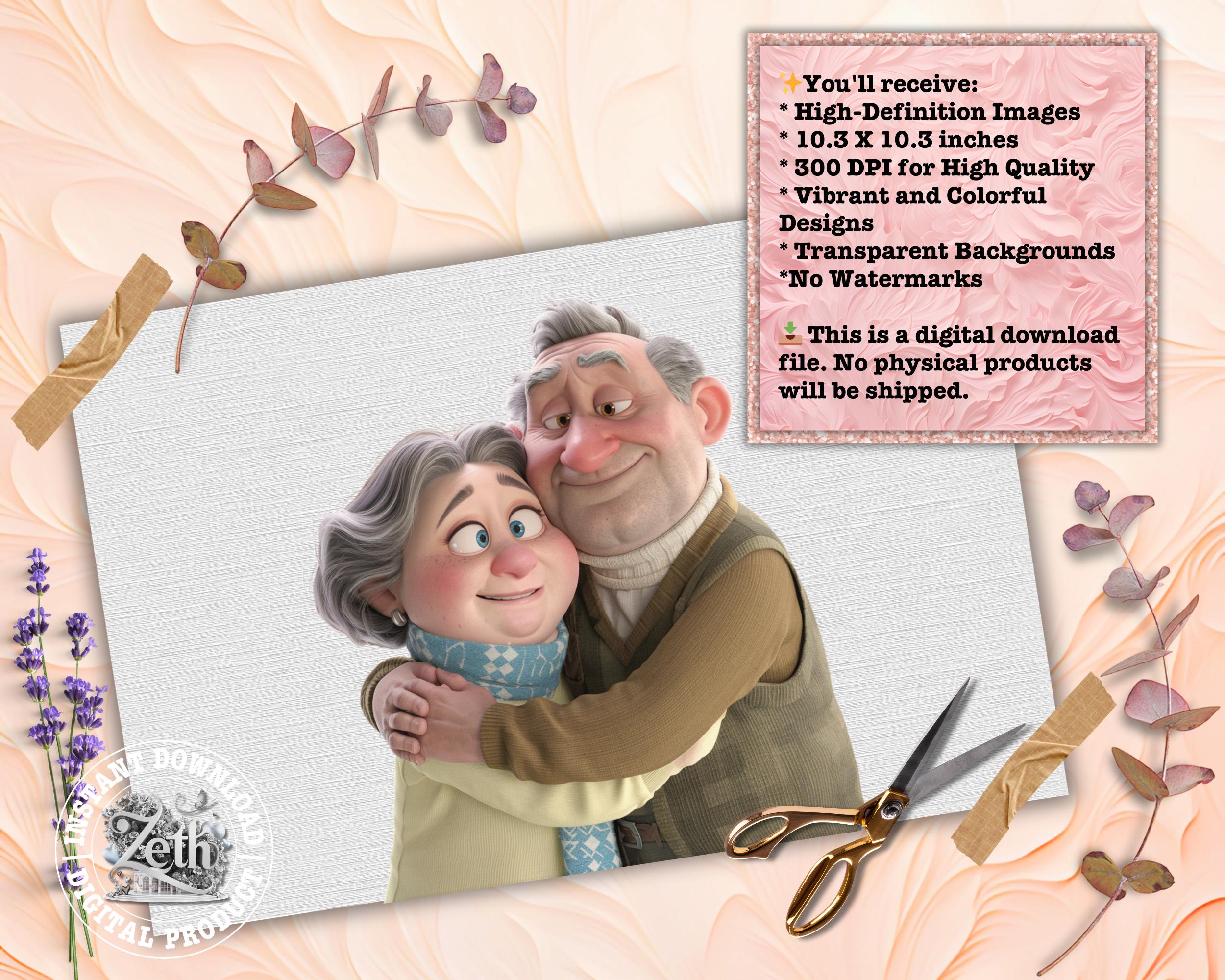Grandparent's Day Clipart, Best Grandma Clipart Best Grandpa Clipart ...