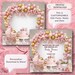3D Pink It's a Girl Pregnancy Announcement | Digital Baby Announcement ...