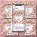 3D Pink It's a Girl Pregnancy Announcement | Digital Baby Announcement ...