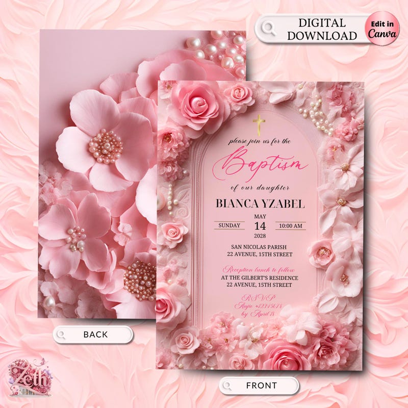 Flower Girl Invite - Etsy