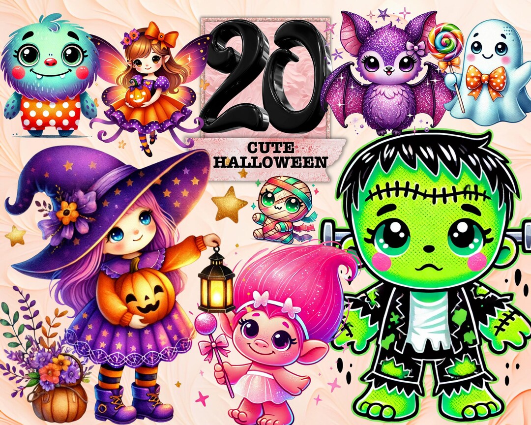Cute Halloween Clipart, Halloween Clipart Seasonal Clipart Pumpkin PNG ...