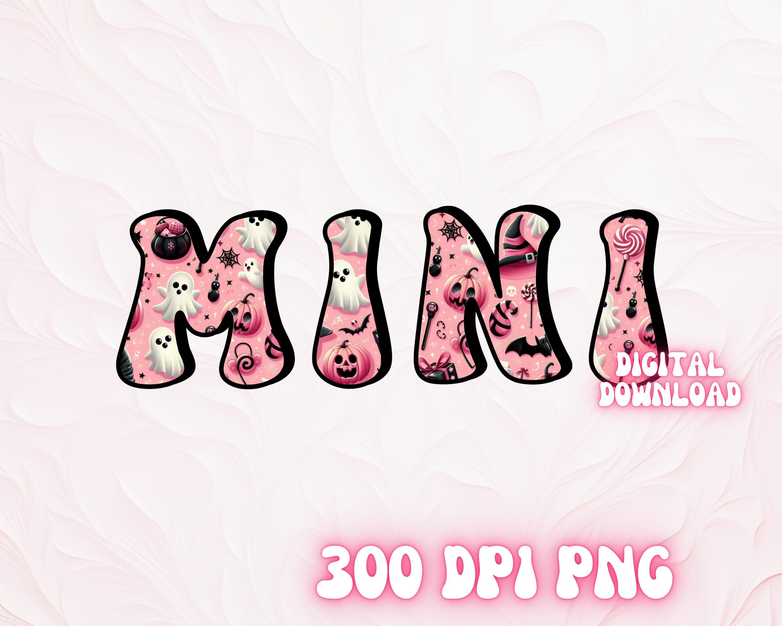 Digital Png File Mini Halloween Clip Art Printable Waterslide Dtf Dtg ...