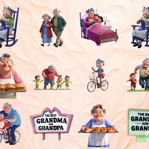 Grandparent's Day Clipart, Best Grandma Clipart Best Grandpa Clipart ...