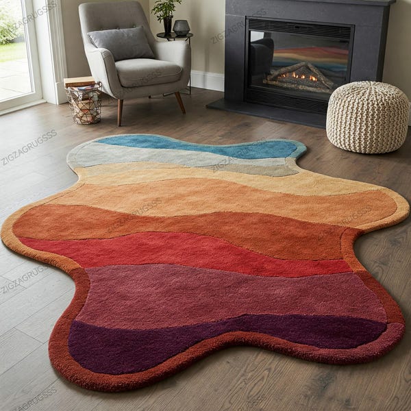 Blob Rug - Etsy