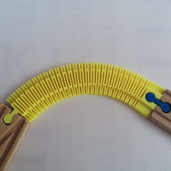 Flexible Wooden Train Track - Etsy