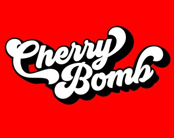 Cherry Bomb Svg - Etsy