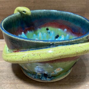 Bowl, Snake Bowl, Handmade Pottery - Etsy