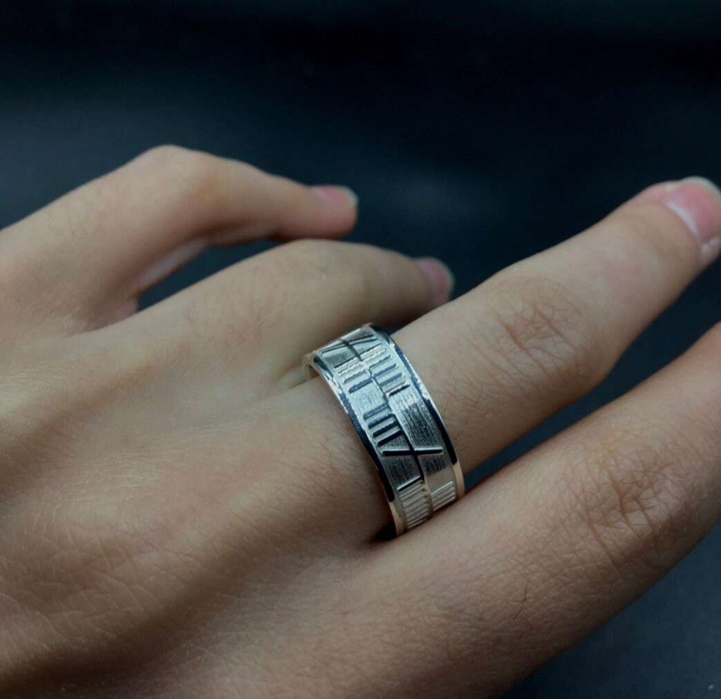 Personalized Ogham Ring, Irish Jewelry, Celtic Jewelry, 925 Sterling ...