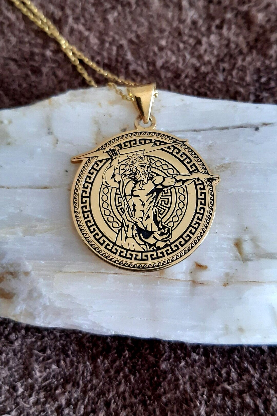 Sterling Silver Hercules Pendant Necklace: Mythological Jewelry - Etsy