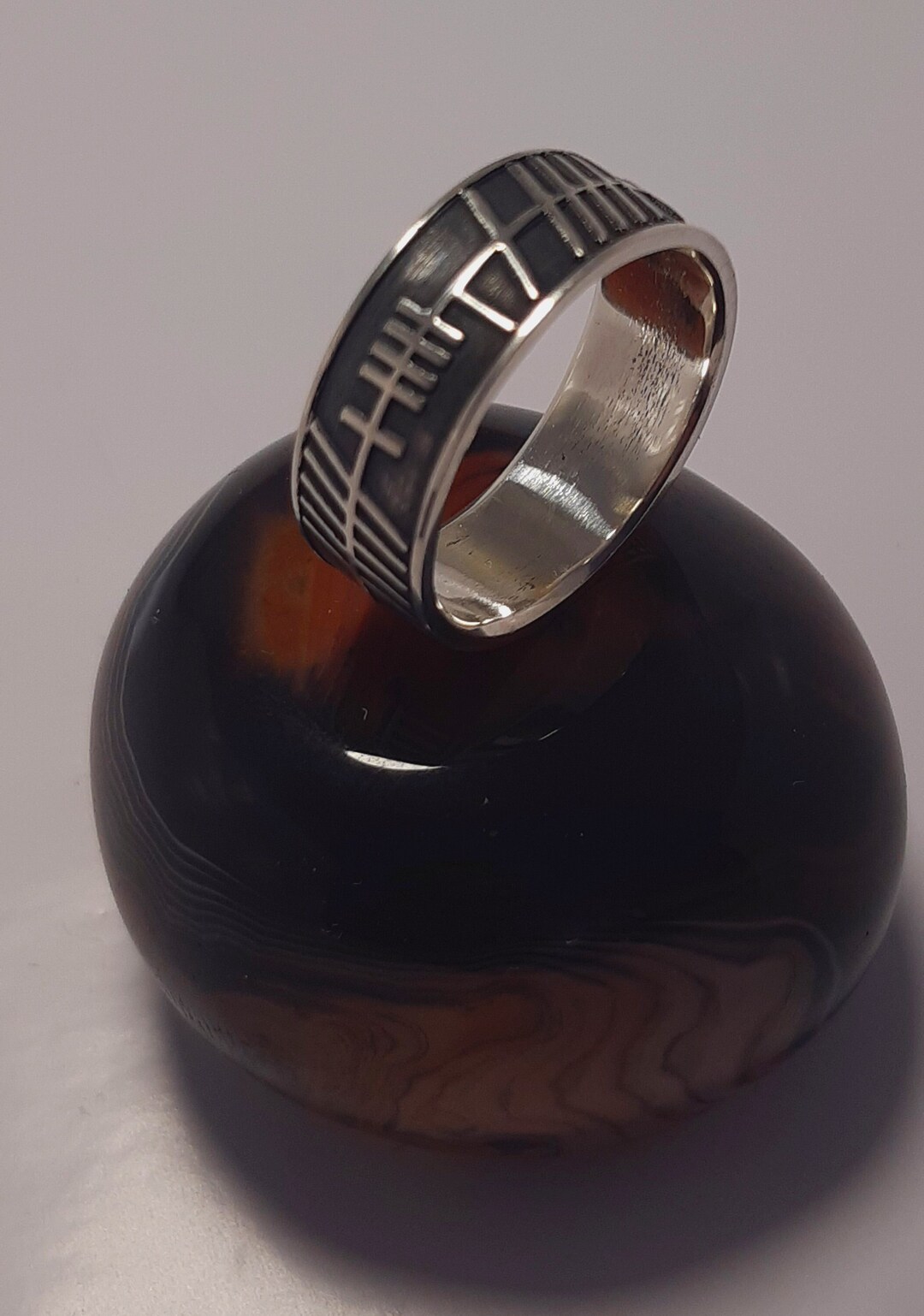 Personalized Ogham Ring, Irish Jewelry, Celtic Jewelry, 925 Sterling ...