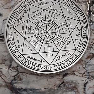 7 Archangel Pendant - Seven Archangels - 925 Sterling Silver - Necklace ...