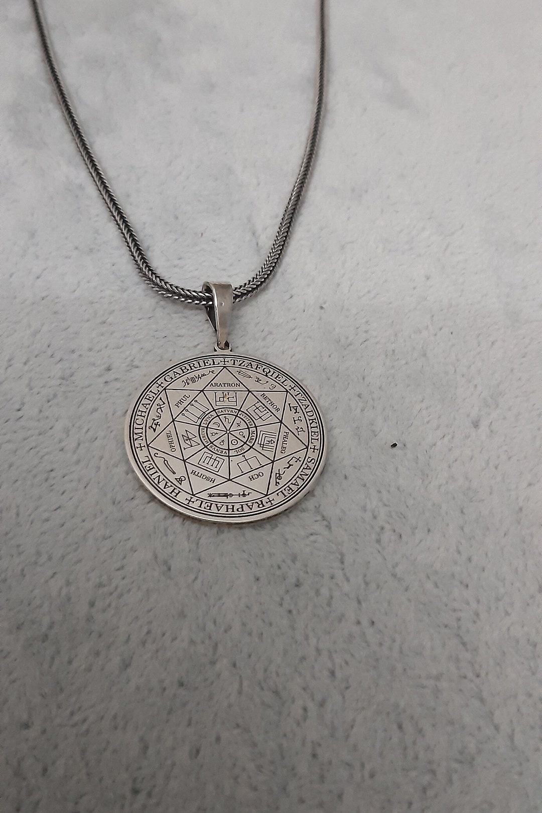 7 Archangel Pendant - Seven Archangels - 925 Sterling Silver - Necklace ...