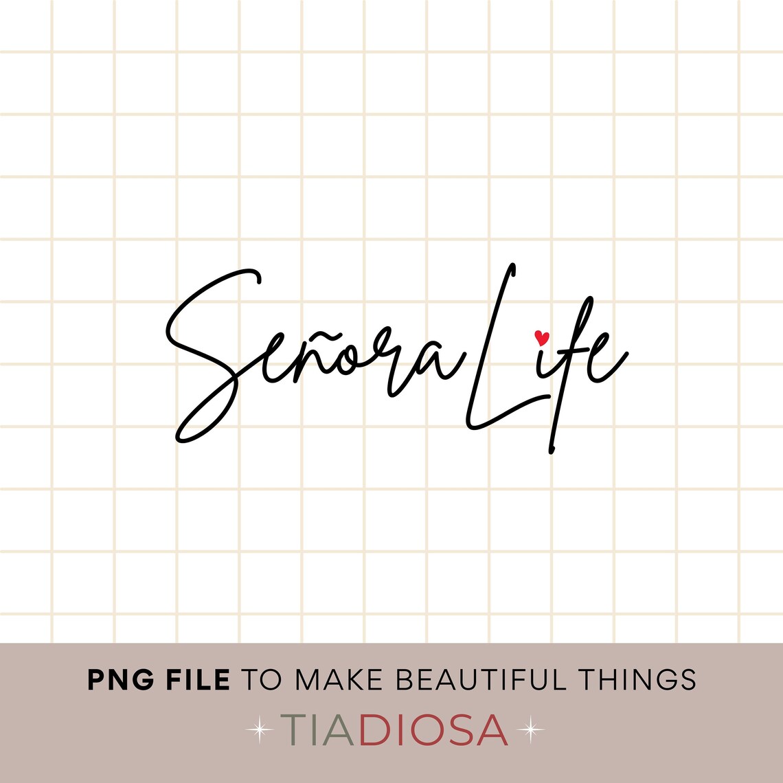 Señora Life, PNG Sublimation File - Etsy