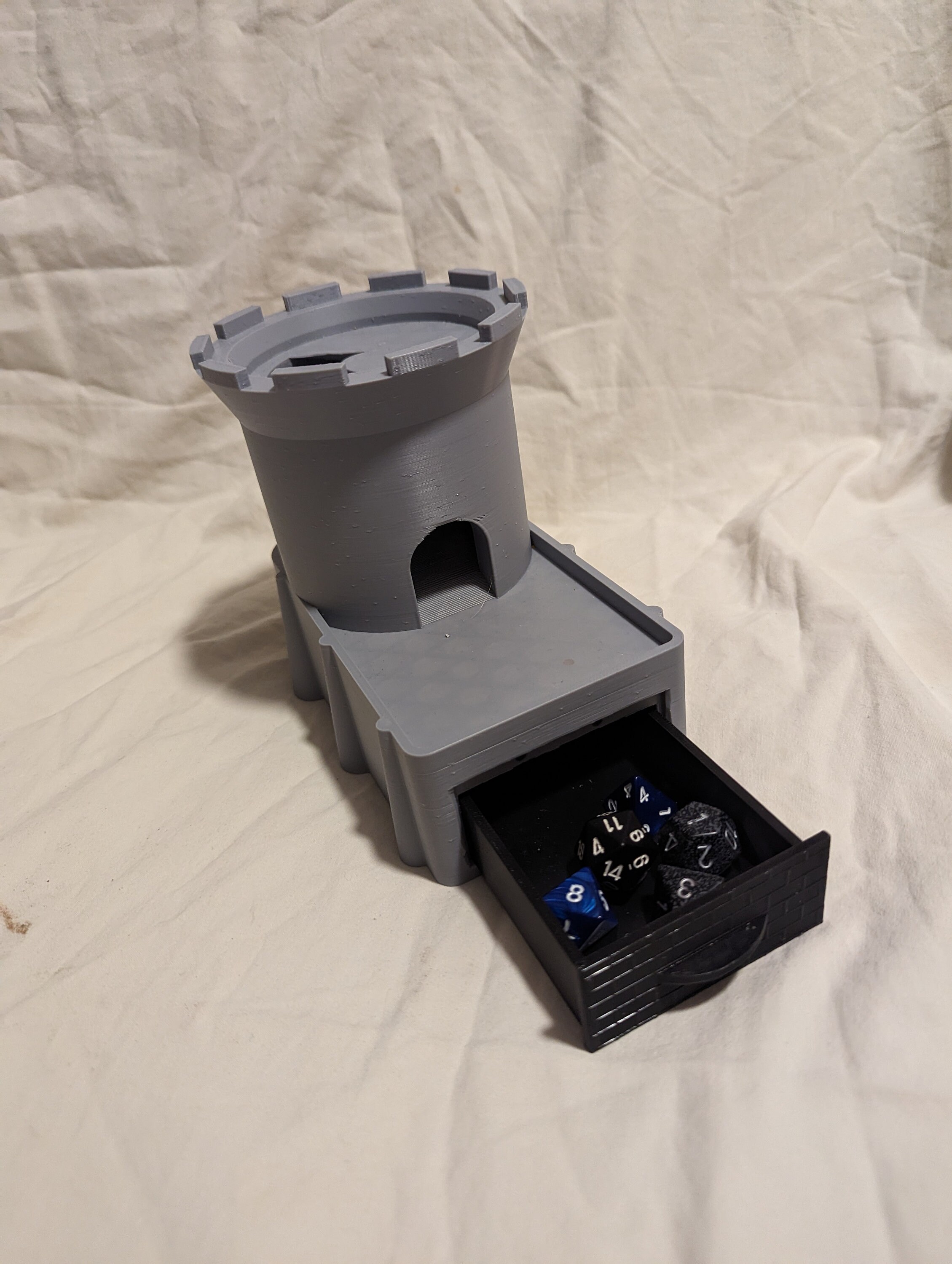Dice Tower Castle With Drawer - Etsy