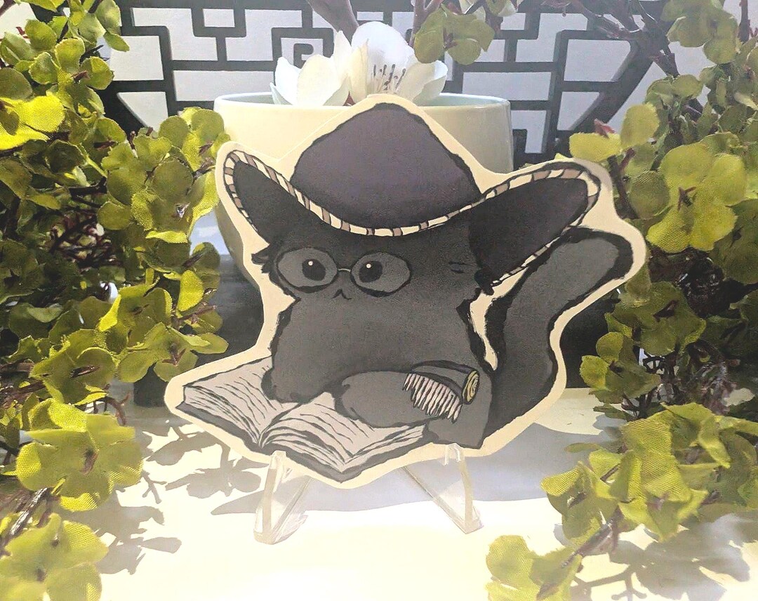 Robin Cat Gloss Sticker – Custom Laptop/pc, Notebook Sticker - Etsy