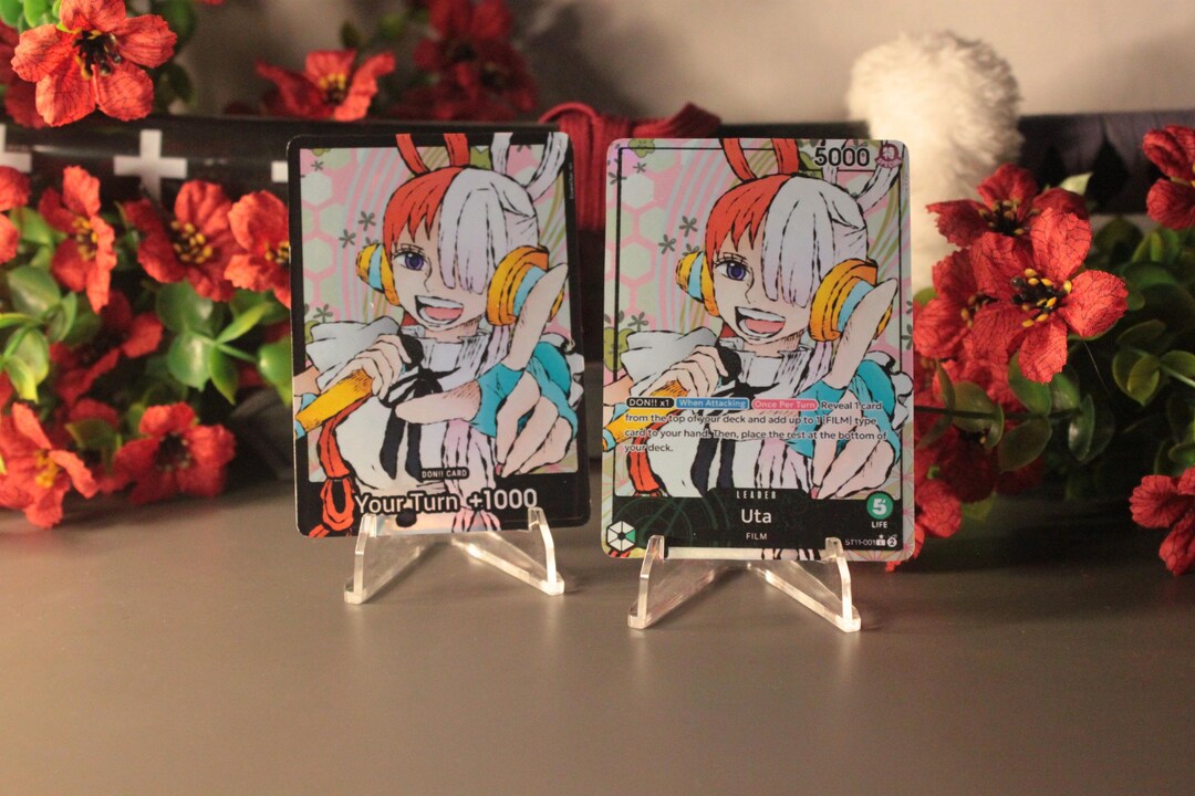 Uta (ST11-001) - Custom One Piece TCG Leader and Don - Holographic - Etsy
