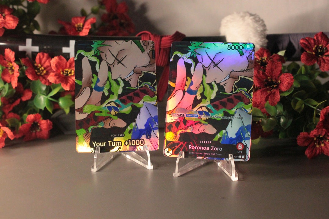 Roronoa Zoro - Side Profile (OP01-001) - Custom One Piece TCG Leader ...