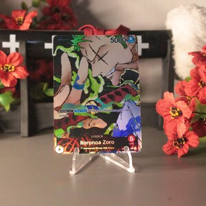 Roronoa Zoro - Side Profile (OP01-001) - Custom One Piece TCG Leader ...