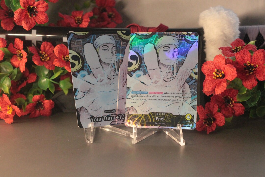 Enel (OP05-098) - Custom One Piece TCG Leader and Don - Holographic - Etsy