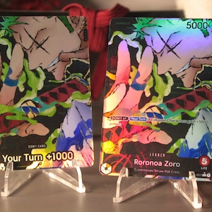 Roronoa Zoro - Side Profile (OP01-001) - Custom One Piece TCG Leader ...