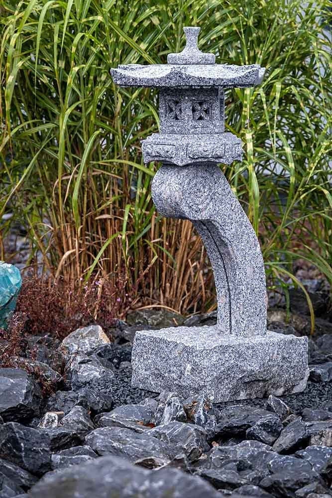 Stone Lantern Made of Granite Rankei | Frost-proof | Manufactured ...