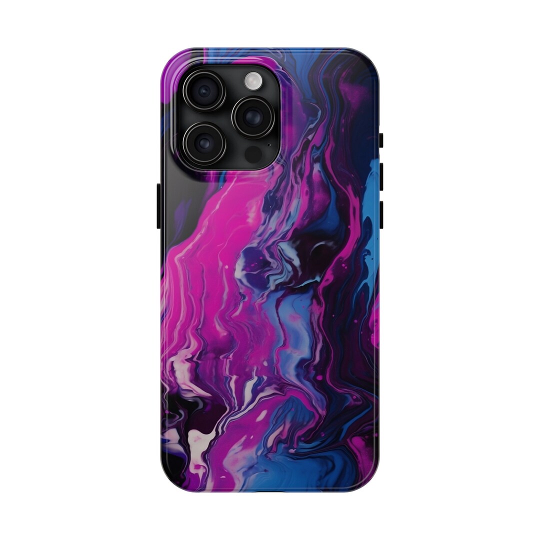 Purple Fusion Paint Splatter Tough Phone Cases - Etsy