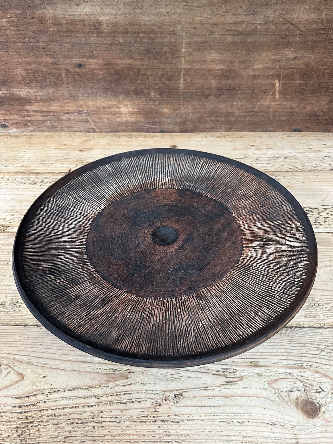 HANDMADE Very Large Wood Tray, French SUSTAINABLE CRAFT Mood Wood - Etsy