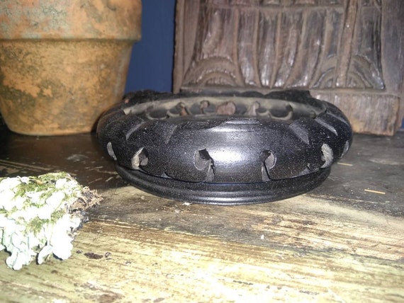 Vintage / ORIENTAL POT STAND/ Wooden Carved Flower Pot Planter | Etsy