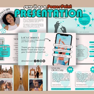 TRAVEL AGENT PORTFOLIO Canva Template | Canva Website | Landing Page ...