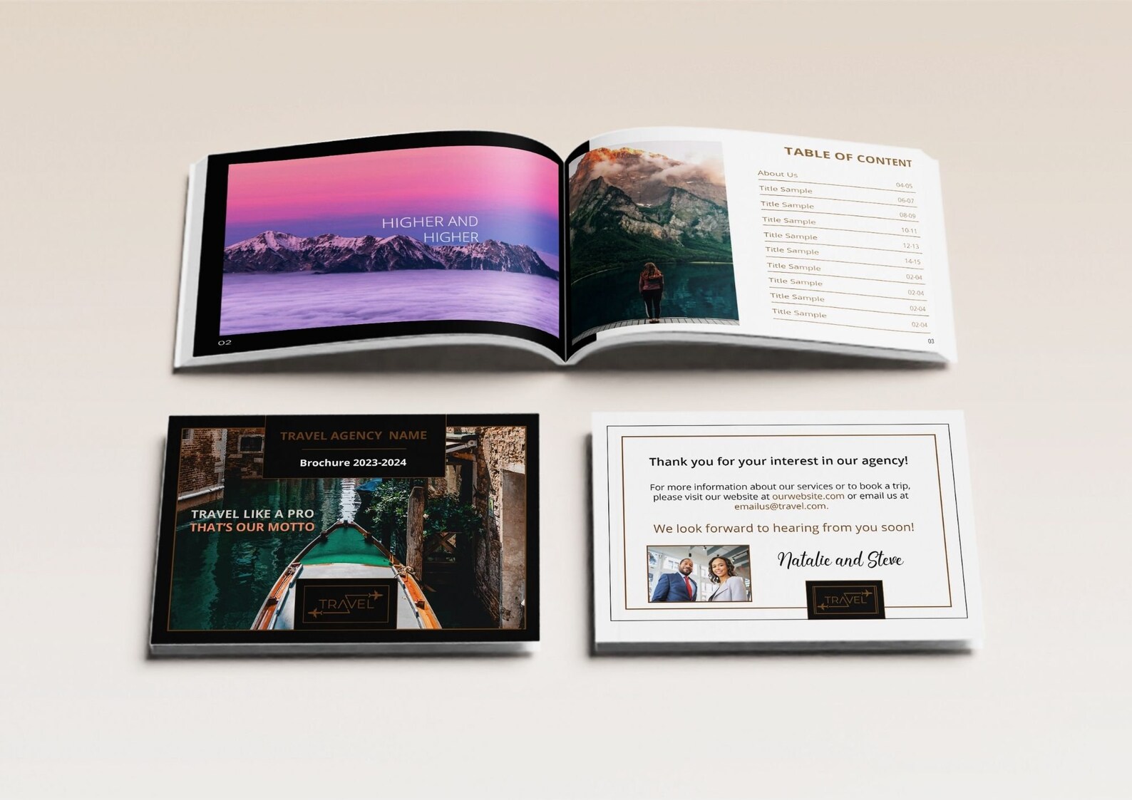 A5 BROCHURE TEMPLATE | Travel Agency Catalog | Editable | Adobe ...