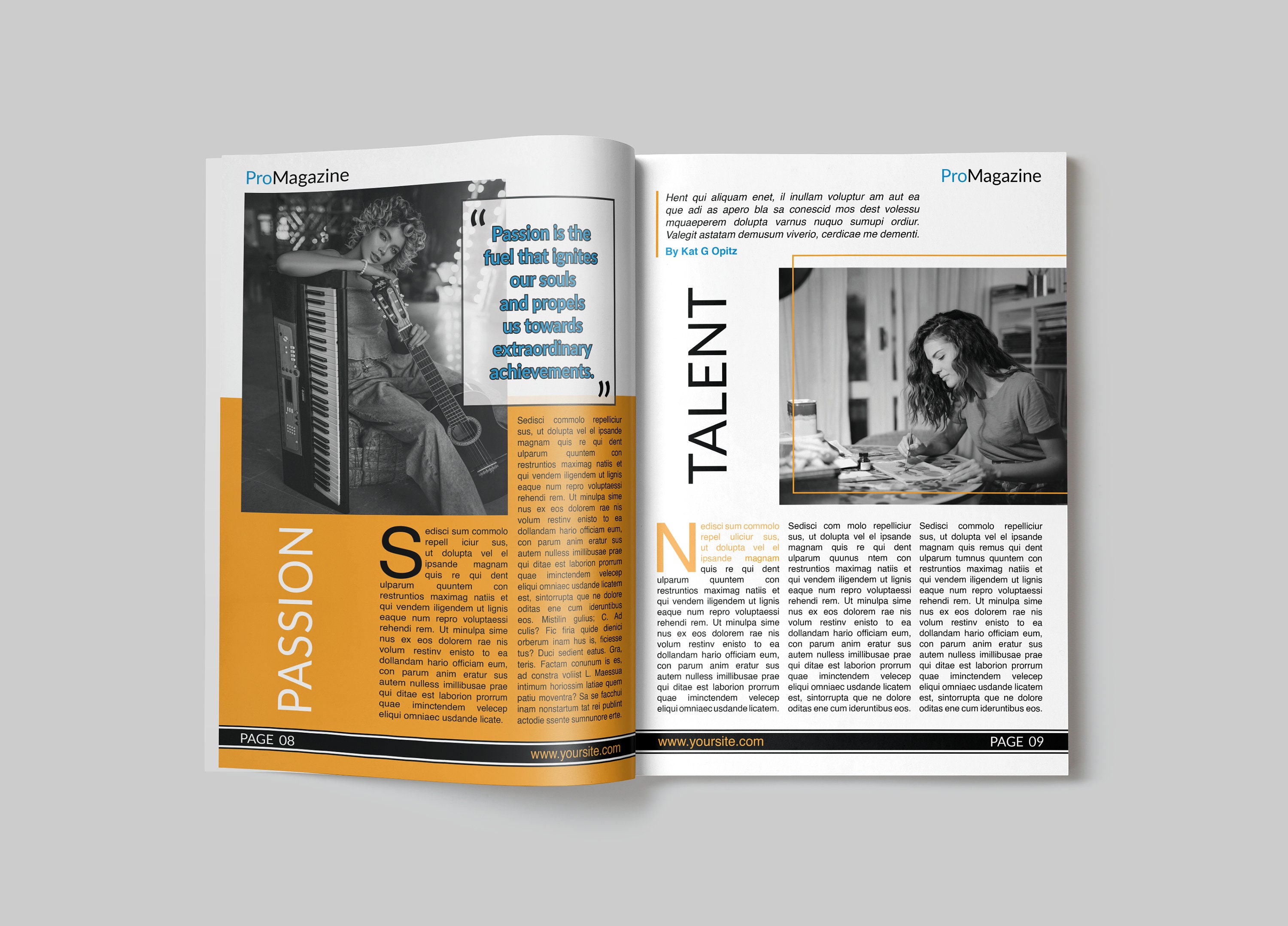 32-PAGE MAGAZINE TEMPLATE | Editable in Indesign | A4 | Portrait Format ...